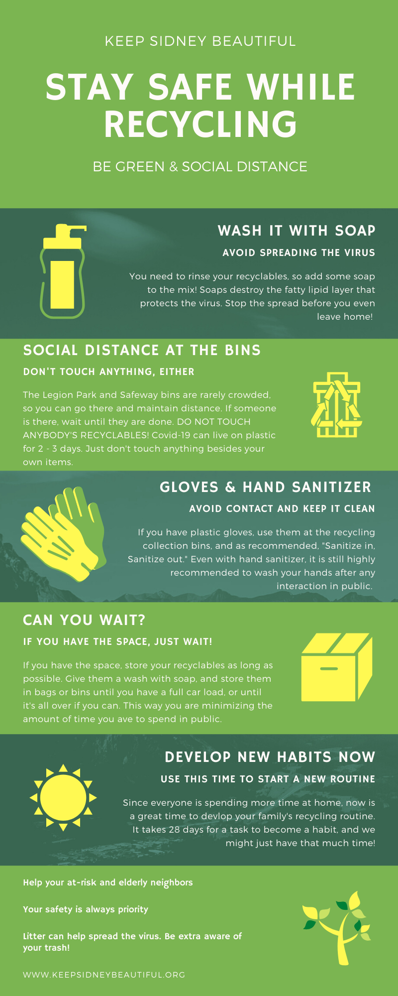 stay-safe-while-recycling – Keep Sidney Beautiful